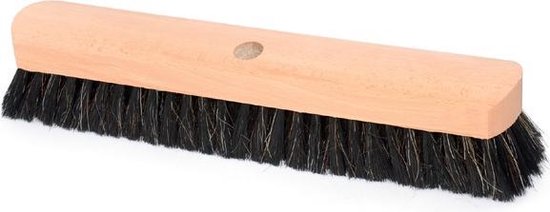 Zaalveger - bezem - haar- hout 40 cm zwart | bol.com