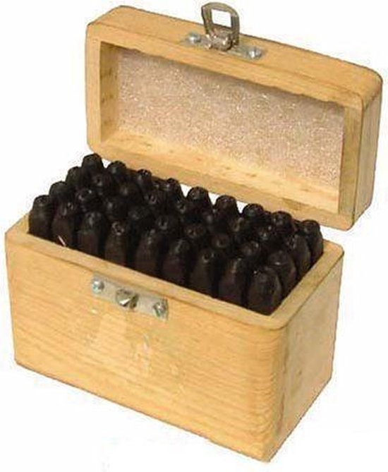 Silverline doorslagenset - 36-delige slagletter- en cijferset | bol