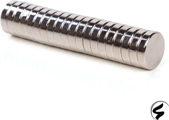 20 Stuks 20x5mm Neodymium Magneten - Rond - Sterke Zilverkleurige ...