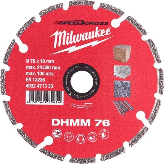 Milwaukee Diamant blad DHMM Diamond Multi Material Blade 76-1 pc ...