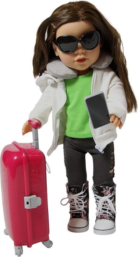 Doll Travel Set - Reis Koffer Set voor 46cm Pop | bol