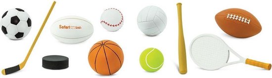 Safari Speelset Toob Sports Junior Wit/bruin/oranje/geel 11-delig | bol.com