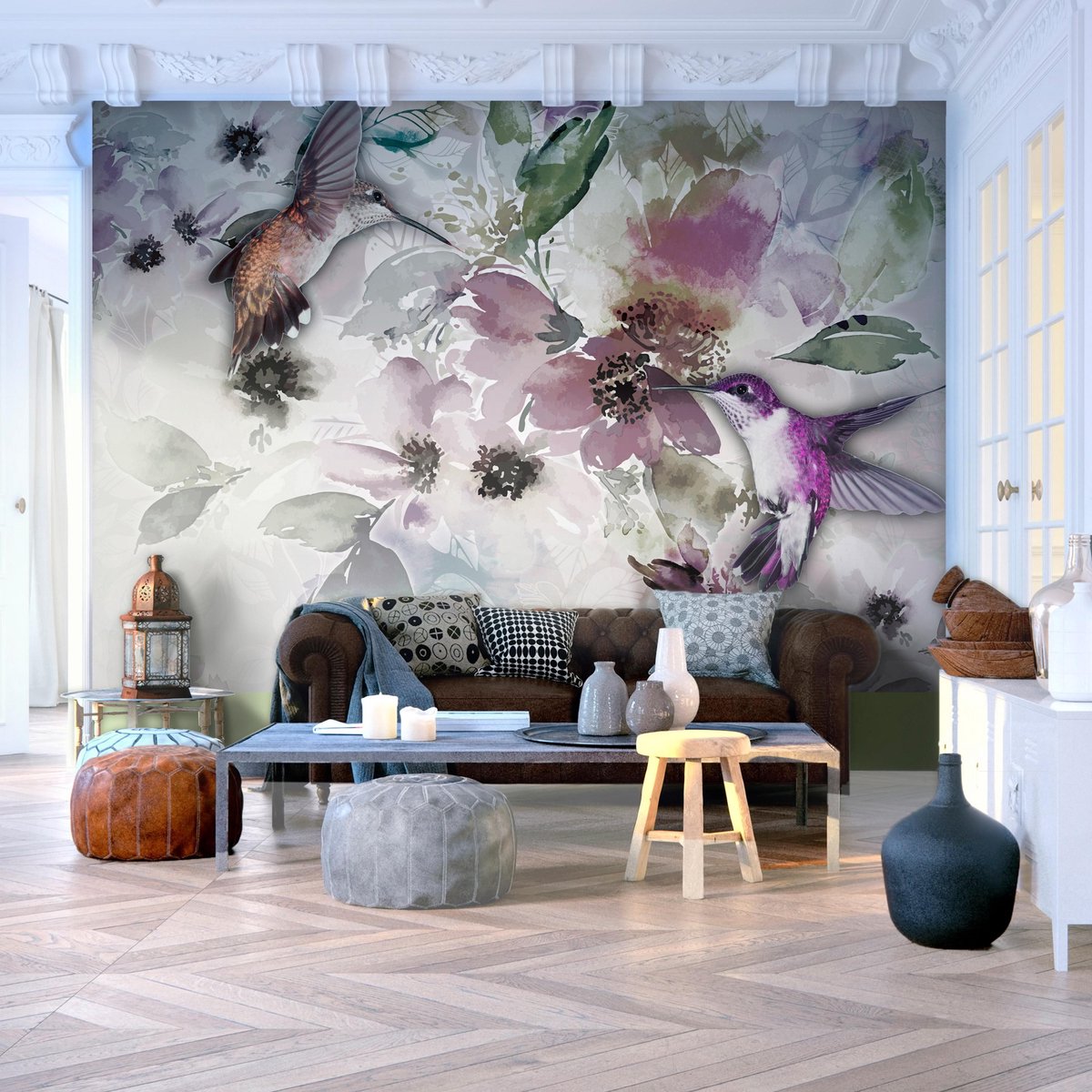 Fotobehang – Behangpapier - Fotobehang - Nature in Watercolor 250x175 ...