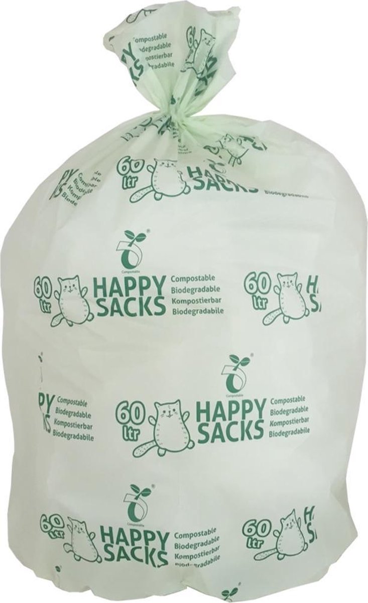 Happy Sacks biozakken 10 liter - 5 rol à 10 stuks | bol