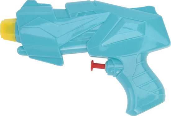 1x Mini waterpistolen/waterpistool blauw van 15 cm kinderspeelgoed ...
