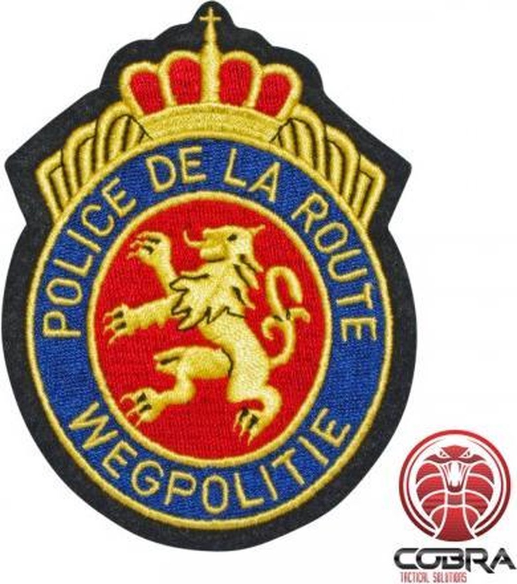 Police de la route - wegpolitie Belgian Politie geborduurde patch ...