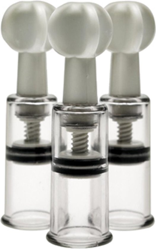 Master Series Max Twist Tepels & Clitoris Pompjes - 3 stuks | bol.com