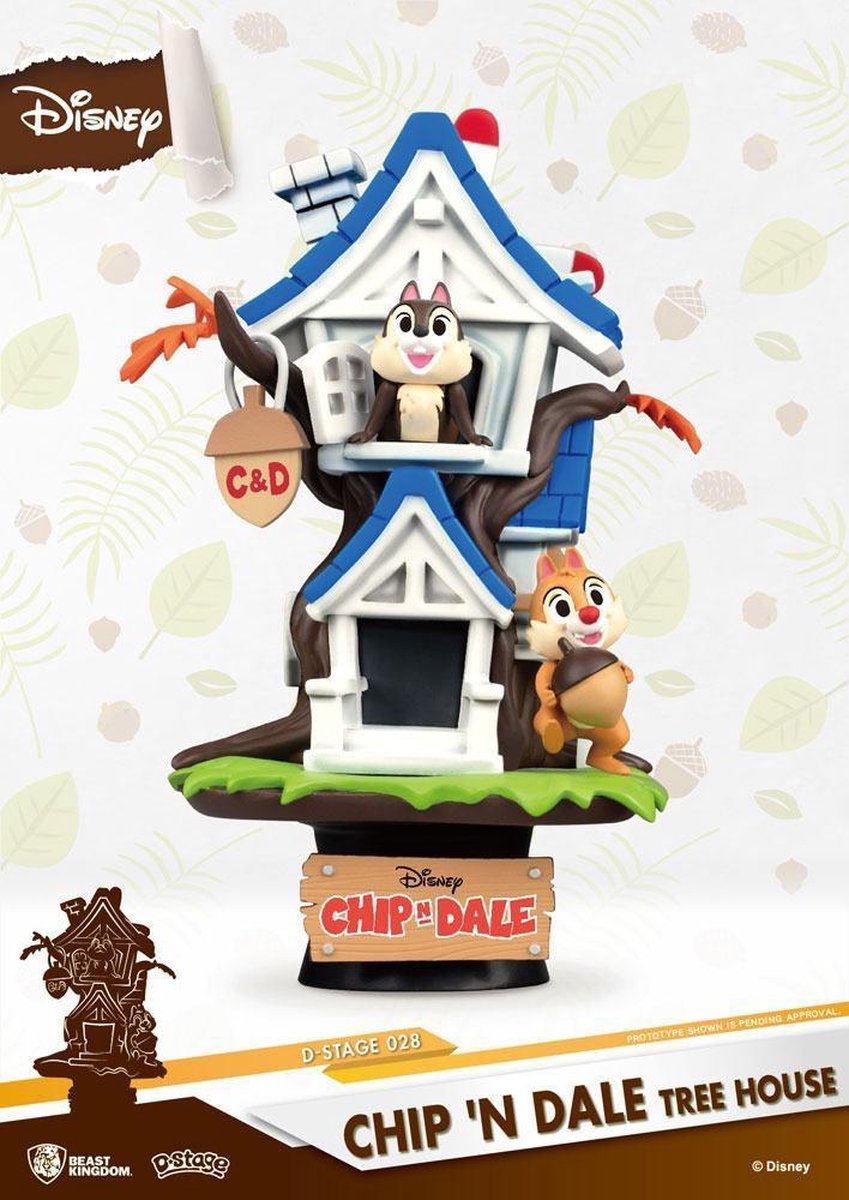 Disney Select: Chip 'n Dale Tree House Diorama | bol.com