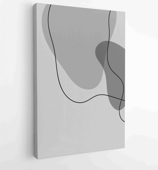 Abstracte muur kunst vector. Muurschildering 4 - Moderne schilderijen ...