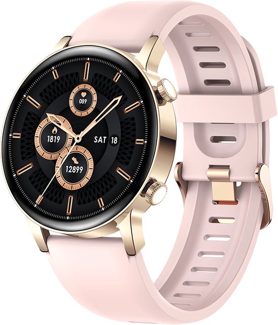 Belesy® MIRACLE - Smartwatch Dames - Horloge – Stappenteller ...