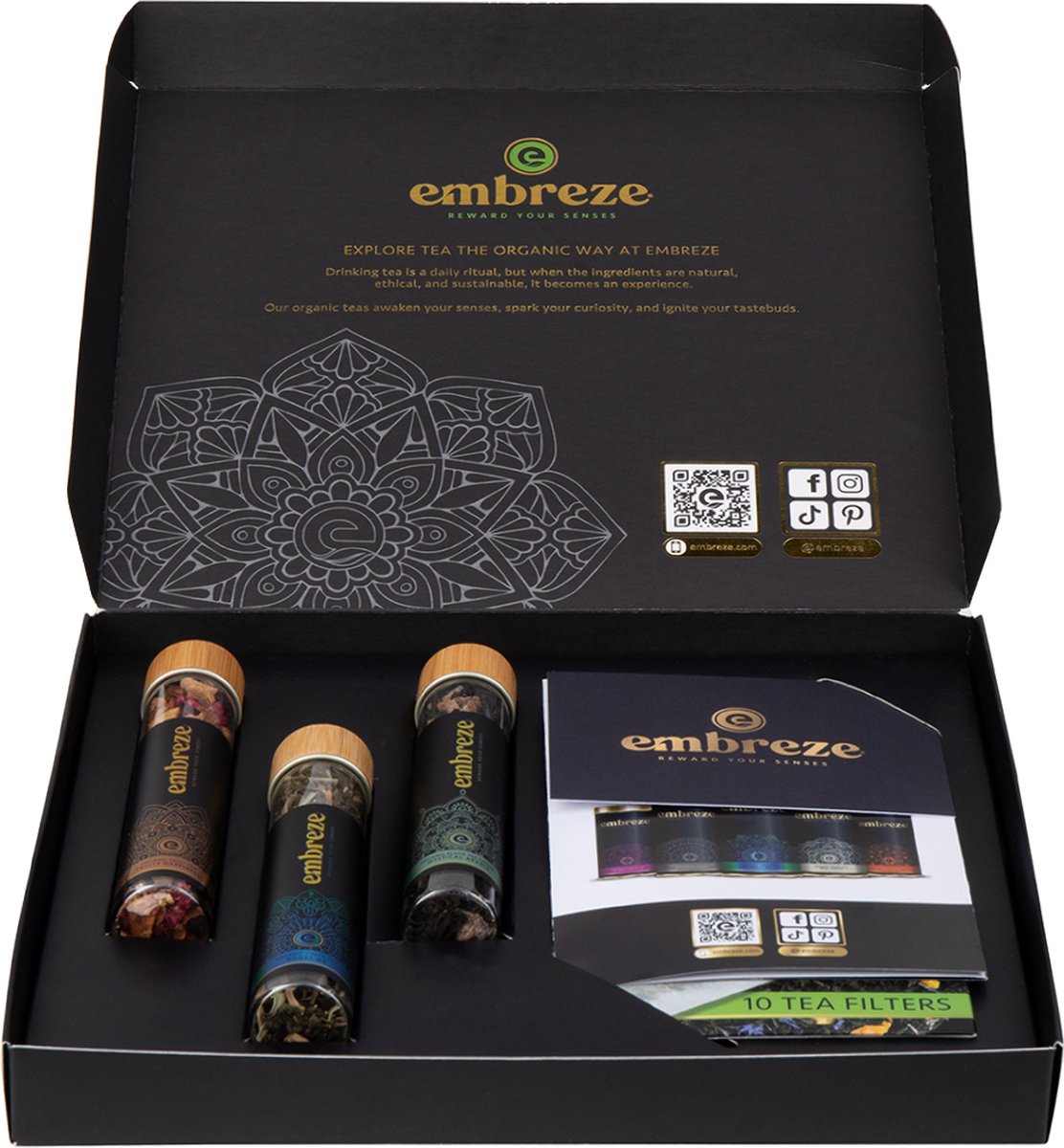 embreze A Boost of Happiness Thee proefpakket | 3 biologische thee ...