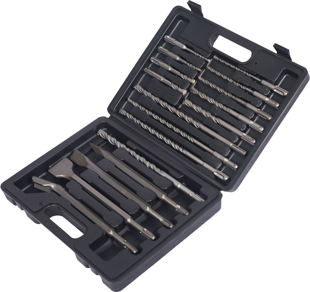 Jeu de forets à maçonnerie XPOtool SDS Plus 17 pièces - jeu de forets ...