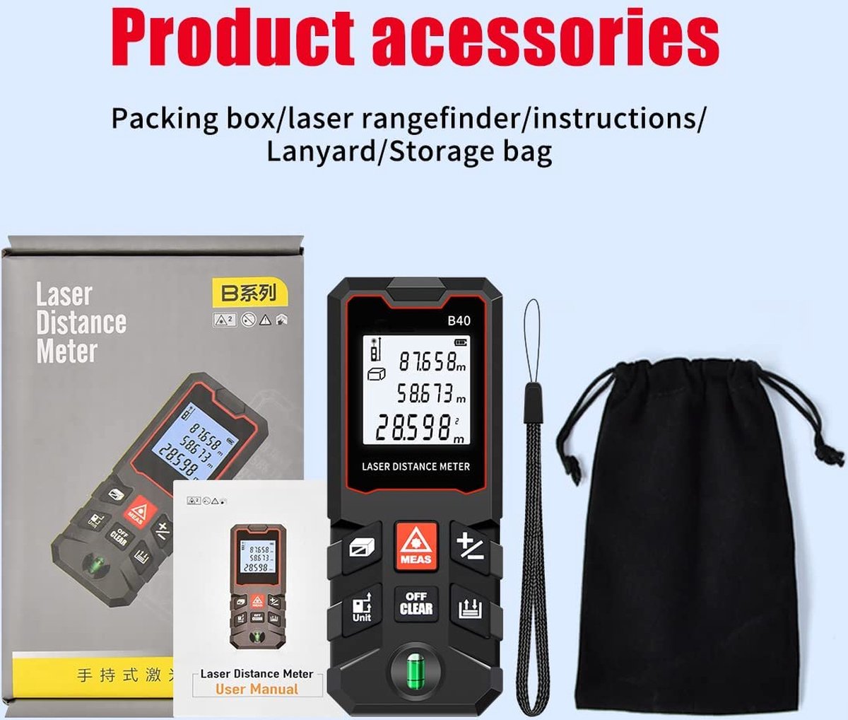 laser range finder - Laserafstandsmeter - ACCURATE and EFFECTIVE | bol
