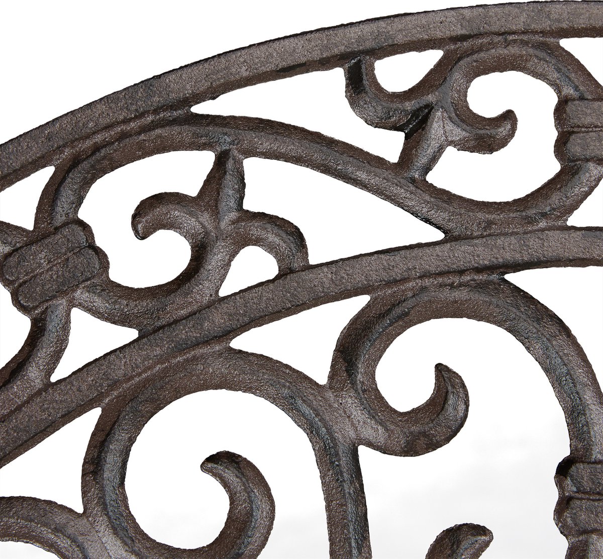 Relaxdays 1x deurmat gietijzer - stabiele voetmat - landhuisstijl ...