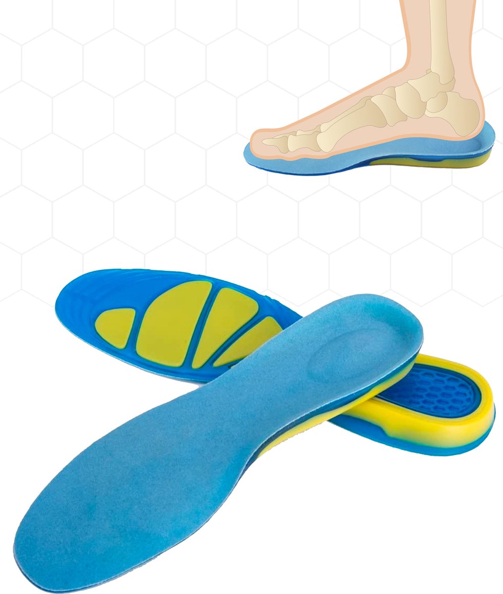 Hielspoor Zooltjes voor Heren & Dames - Inlegzolen voor Platvoet ...