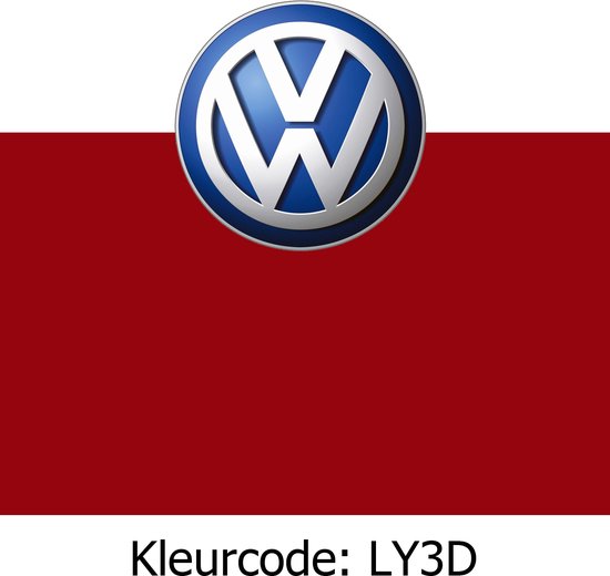 Lakstift Autolak VOLKSWAGEN Kleurcode LY3D - TORNADOROT - 12ml | bol.com
