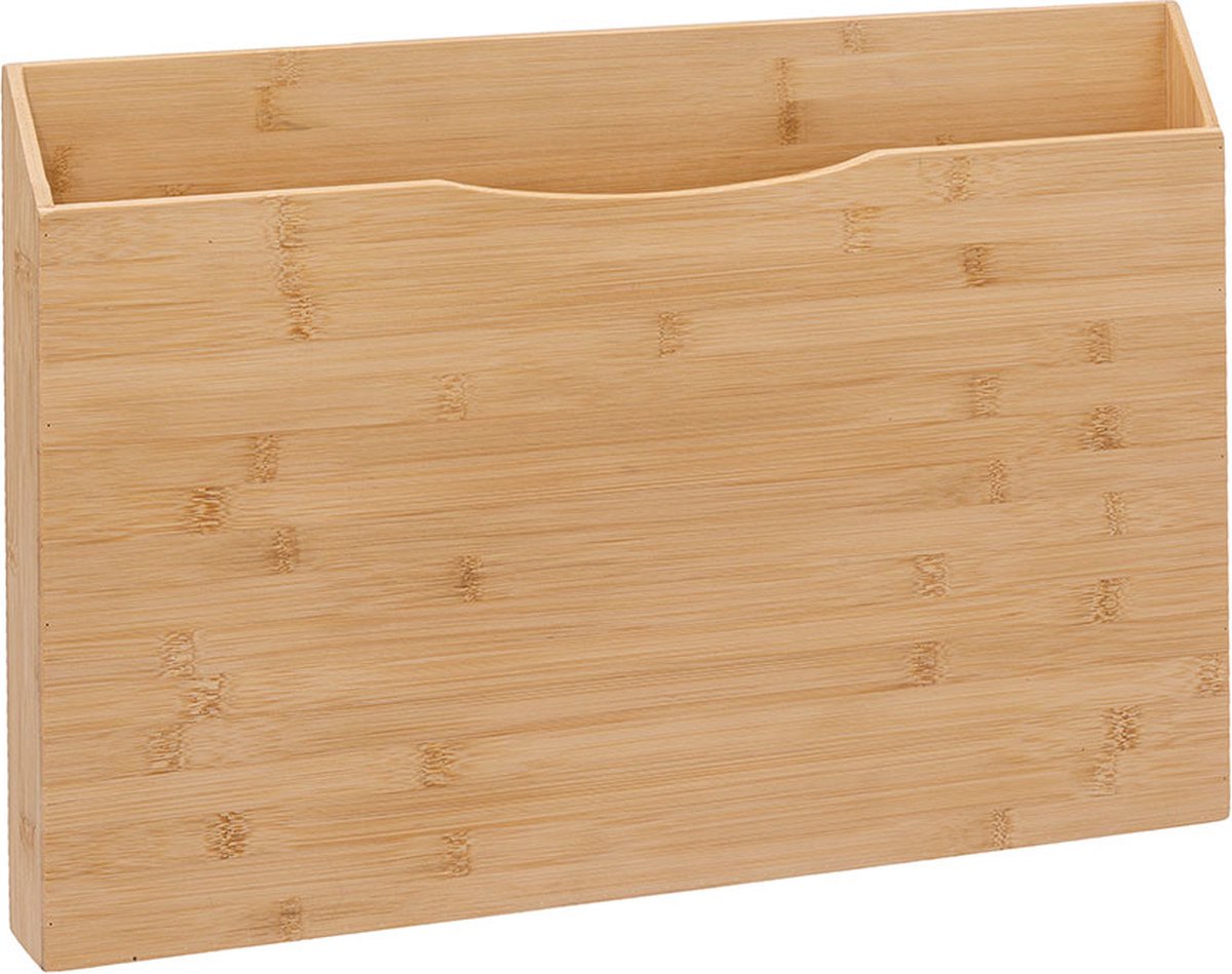 Five® Magnetische placemat houder bamboe - Hout - Ophangen zonder boren ...