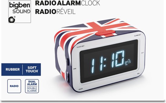Bigben Interactive Radio Réveil « Union Jack » | bol