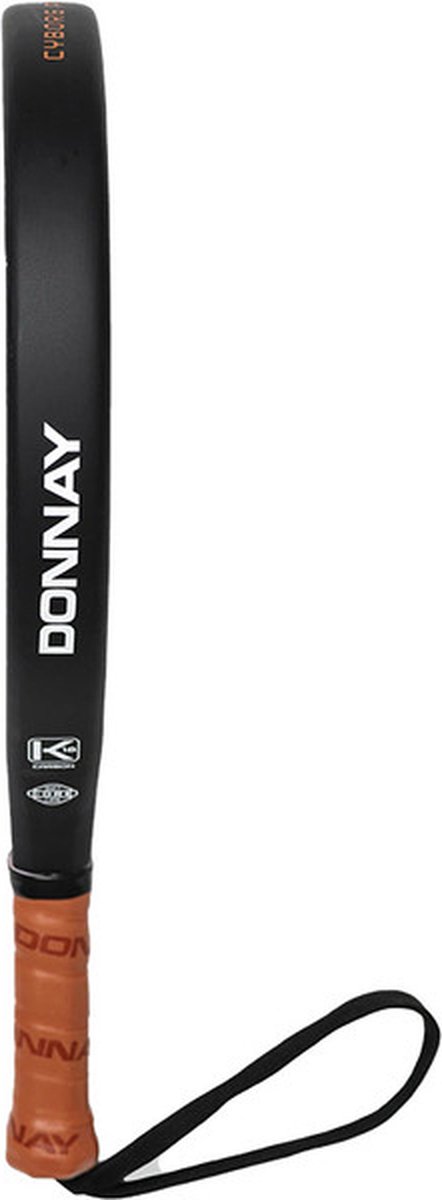 Donnay Cyborg Pro 18K Pitch Black Padelracket-padel-racket | bol.com