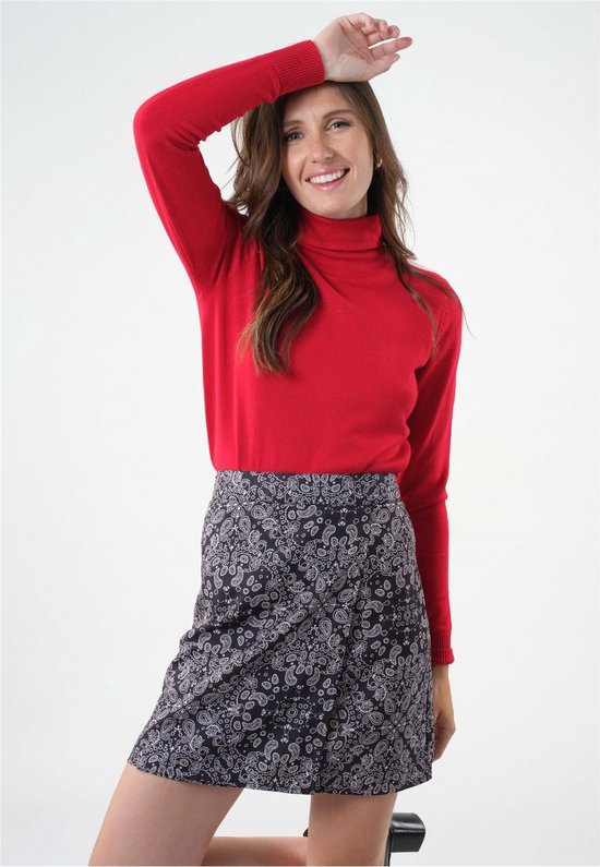 DEELUXE Thin turtleneck sweater Red | bol.com