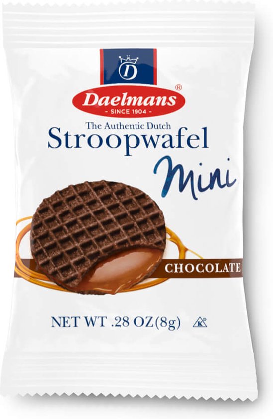 Daelmans Stroopwafels - Mini Chocolade stroopwafels - 200 per Doos ...