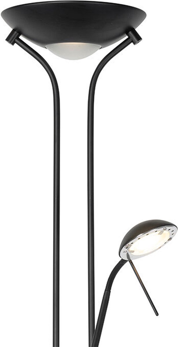 Lumière Vloerlamp June Zwart | Staande lamp - leeslamp staand ...