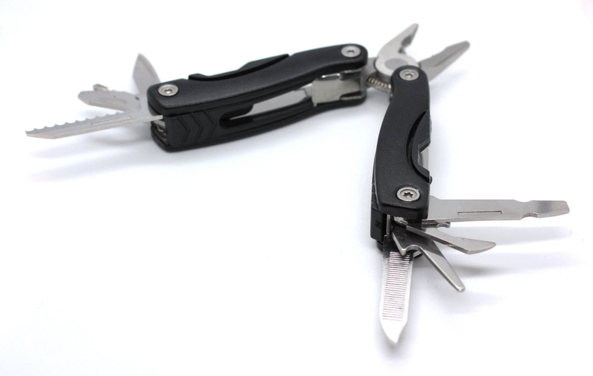Multitool | Tang | 10 Functies | Mini Multitool | In - en uitklapbaar | RVS | Met... | bol.com