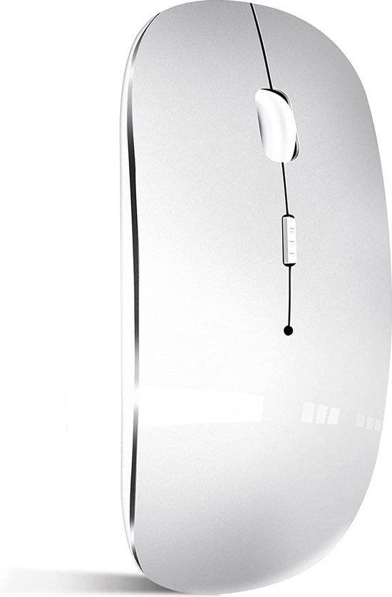 JPM Bluetooth Mouse, Rechargeable Lightweight Wireless Mouse Compatible ...