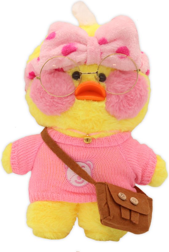 Klikkopers® Paper Duck - Cute Eend - Lalafanfan Duck Knuffel - Kawaii ...