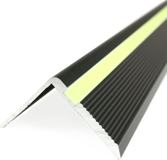 Aluminium trapneusprofiel glow-in-the-dark Grijs 33 mm x 1000 mm x ...