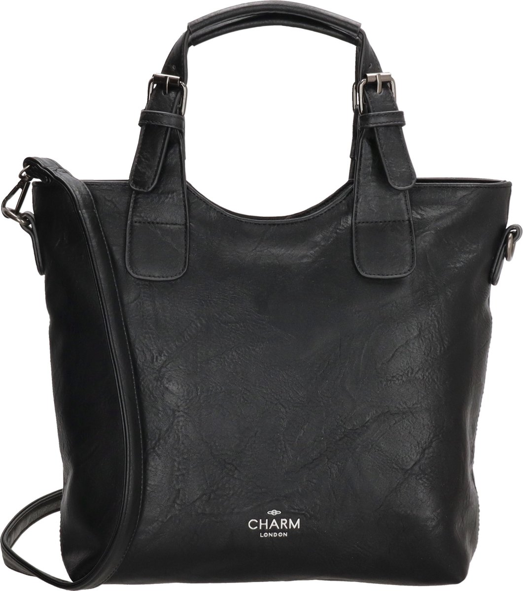 Charm London High Street Handtas - Zwart | bol.com