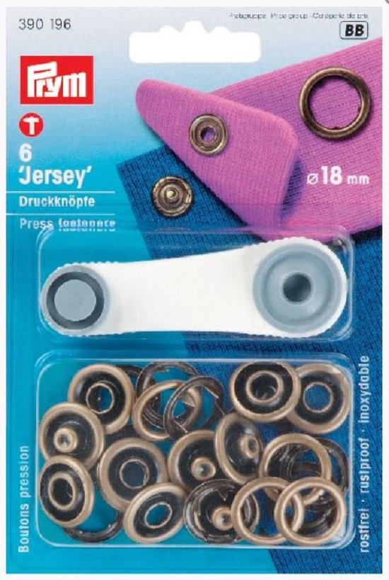 Prym Jersey Drukknopen 18mm | bol