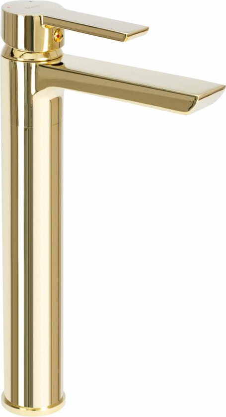 REA High washbasin tap Argus Mirror Gold | bol