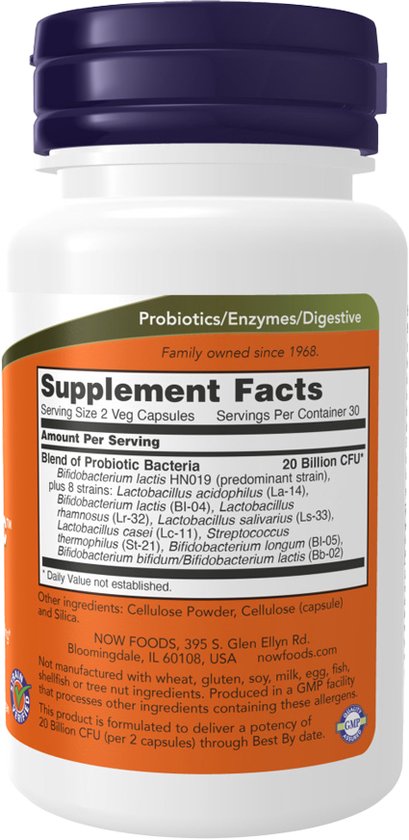NOW Foods - Klinisch GI-probioticum (60 capsules) | bol