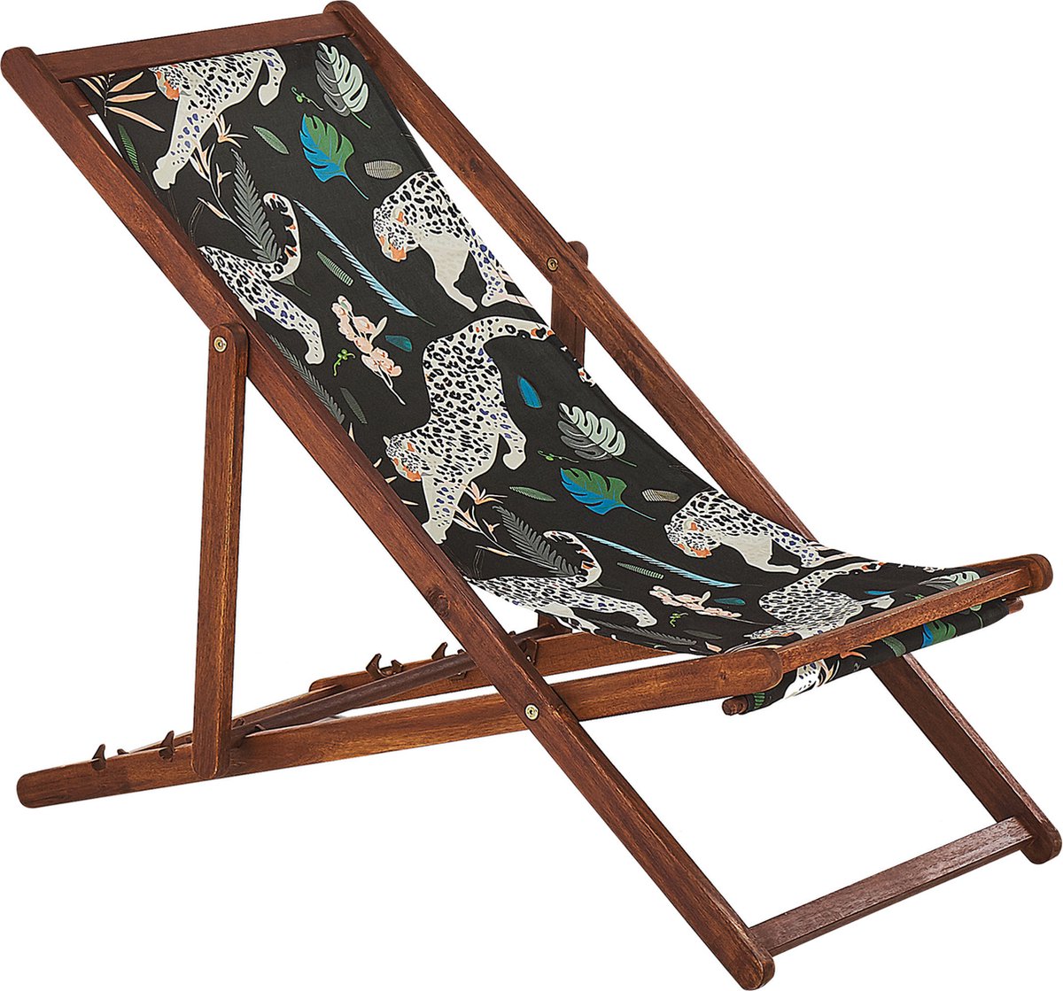 Beliani ANZIO - Strandstoel se van 2 - zwart - Kunststof | bol.com