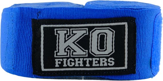 KO Fighters - Bandage Boksen - Kickboks Bandage - Blauw - 4.5M | bol.com