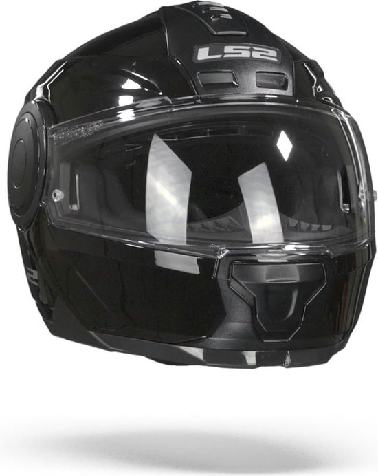 LS2 FF902 Scope Solid Glans Zwart Systeemhelm XL | bol.com