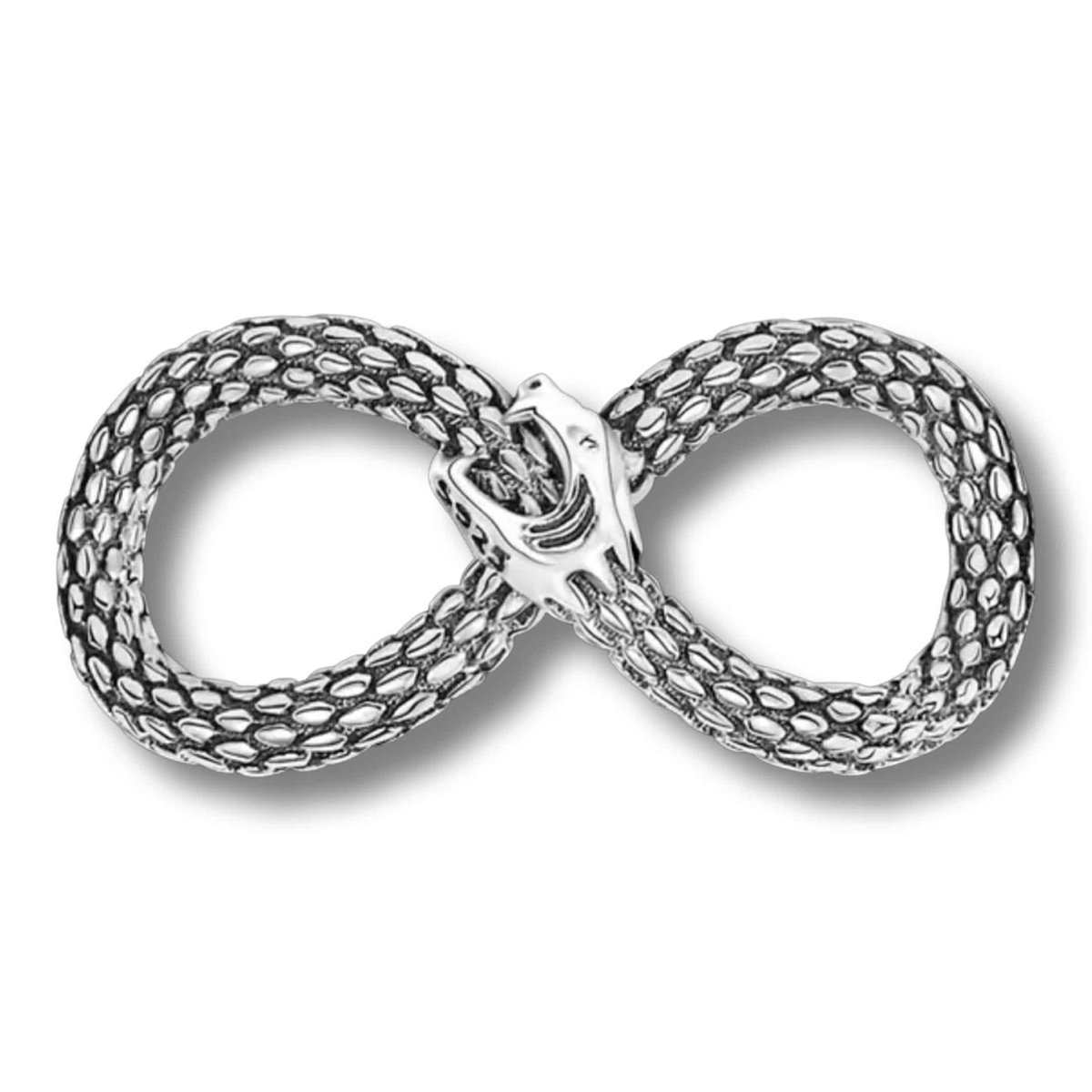 Tracelet - Zilveren bedels - Bedel slang infinity - Oneindigheid ...