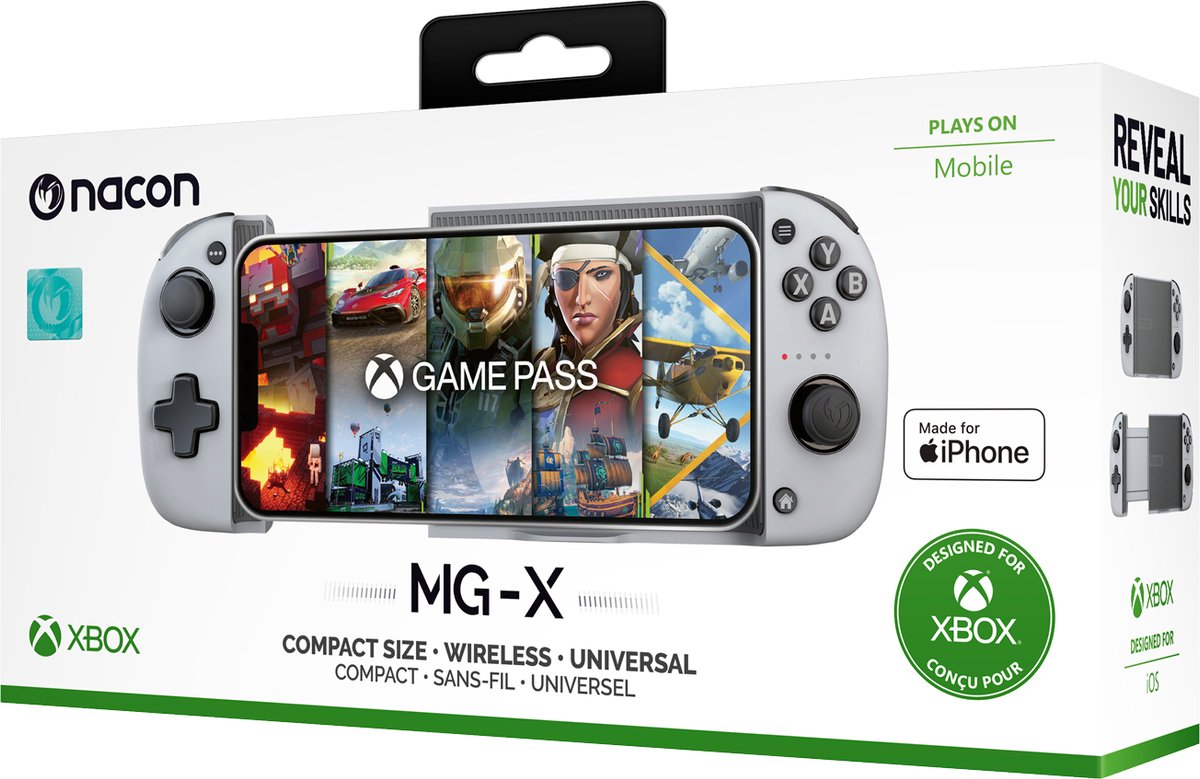 Nacon MG-X - Officiële Xbox Gaming Controller voor iOS - Wit | bol.com