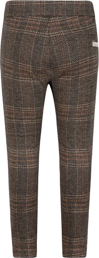 Daily7 meisjes broek Fancy Check Charcoal Grey | bol.com