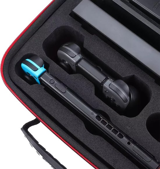 Case geschikt voor Nintendo Switch Accessoires en Switch OLED - Hard Case Hoes Tas... | bol