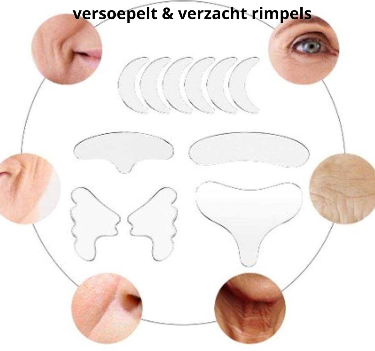 11 delige Anti Rimpel Beauty Pads Set - Huidverzorging - Tegen Rimpels ...