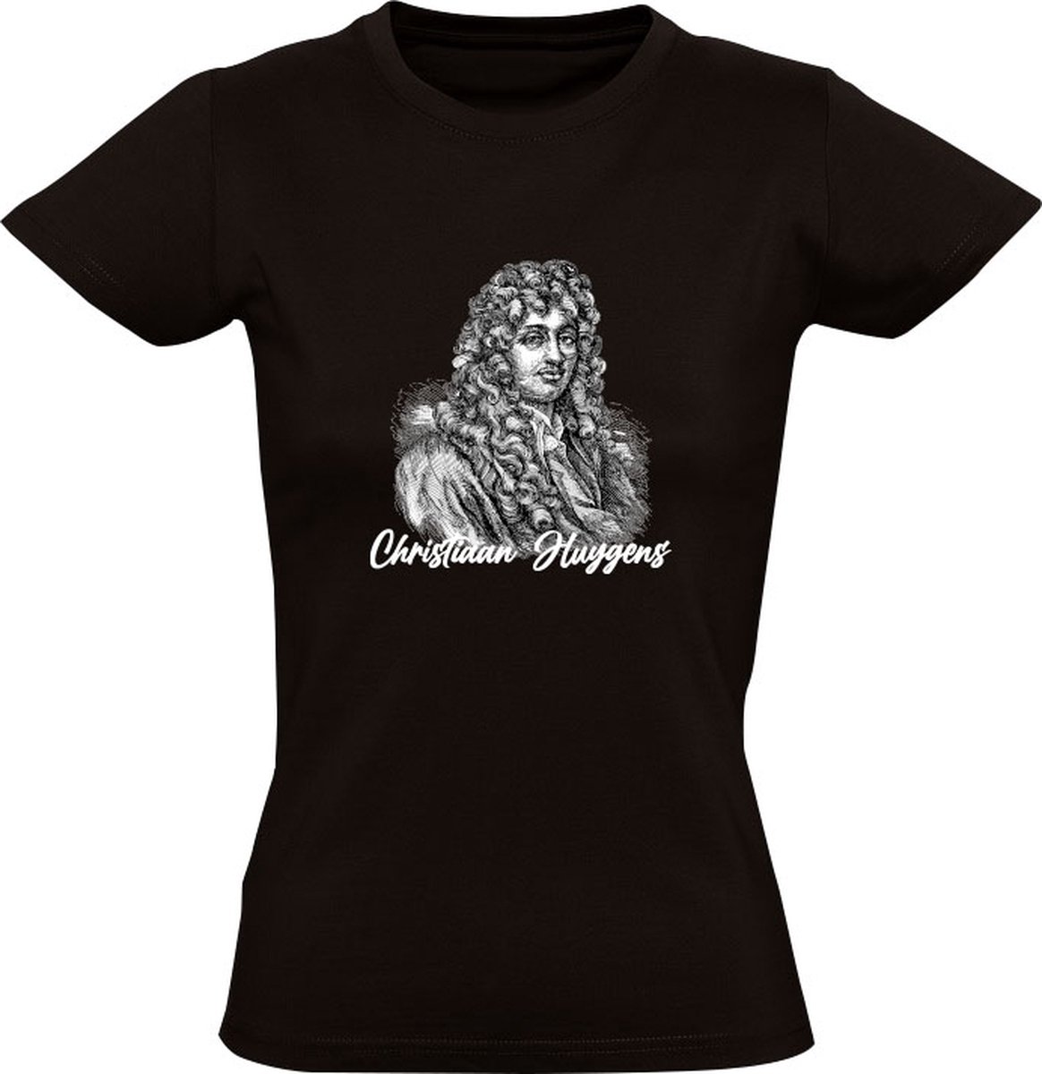 Christiaan Huygens Dames T-shirt | school | wetenschapper | slim ...