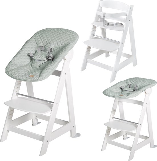 roba Meegroei Houten Kinderstoel - Born Up 2in1 Set 'roba Style Green ...