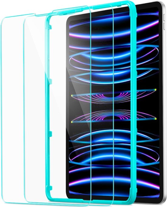 ESR - Glazen Screenprotector geschikt voor iPad Pro 12.9 (2022/2021/2020) (2-Pack) -... | bol