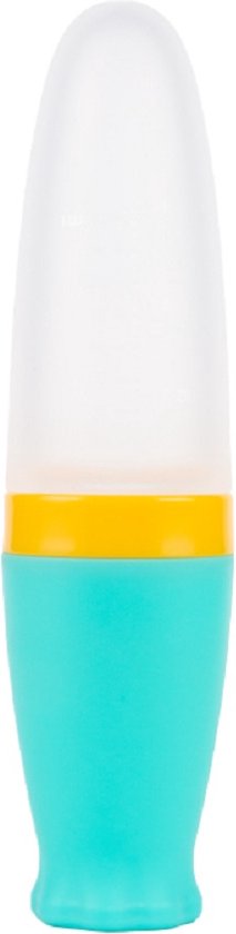 Baby en Kind Siliconen Knijpfles met Lepel | Anti-Knoei Lepelfles | Fles met Lepel |... | bol