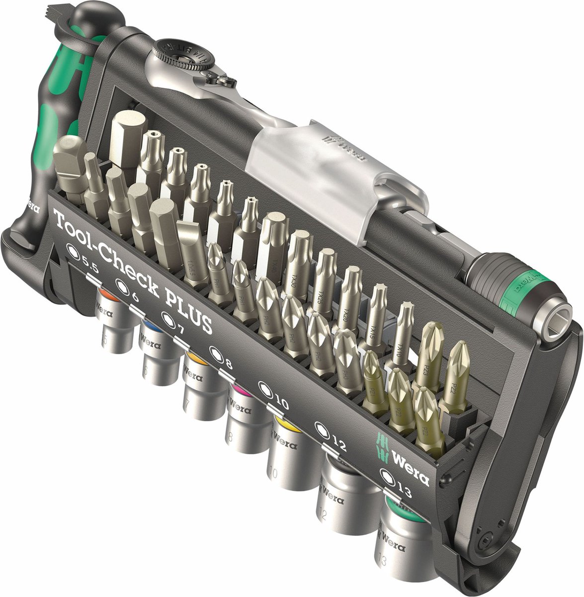 Wera Tool-Check PLUS Bit-& Doppenset met Ratel 39-delig - 05056490001 ...