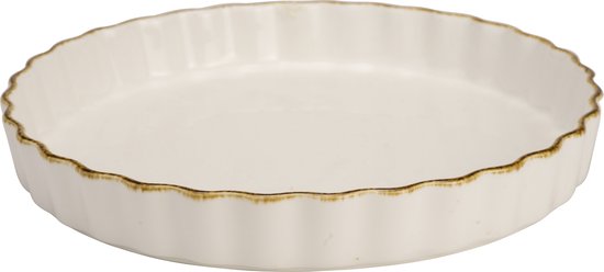 Cosy & Trendy Taartvorm Brisbane Porselein Wit - ø 27 cm | bol