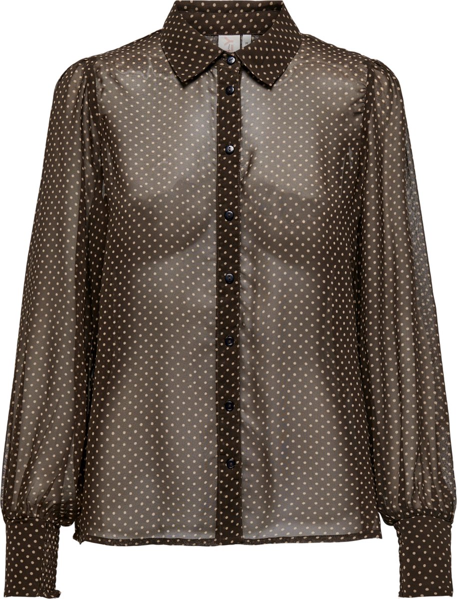 ONLY ONLISABELLLA LS SHIRT NOOS WVN EIP Dames Shirt - Maat S | bol.com