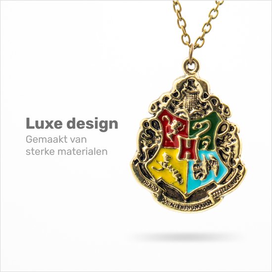 Harry potter - Hogwarts - Badge - Ketting - Sieraden - Necklace ...